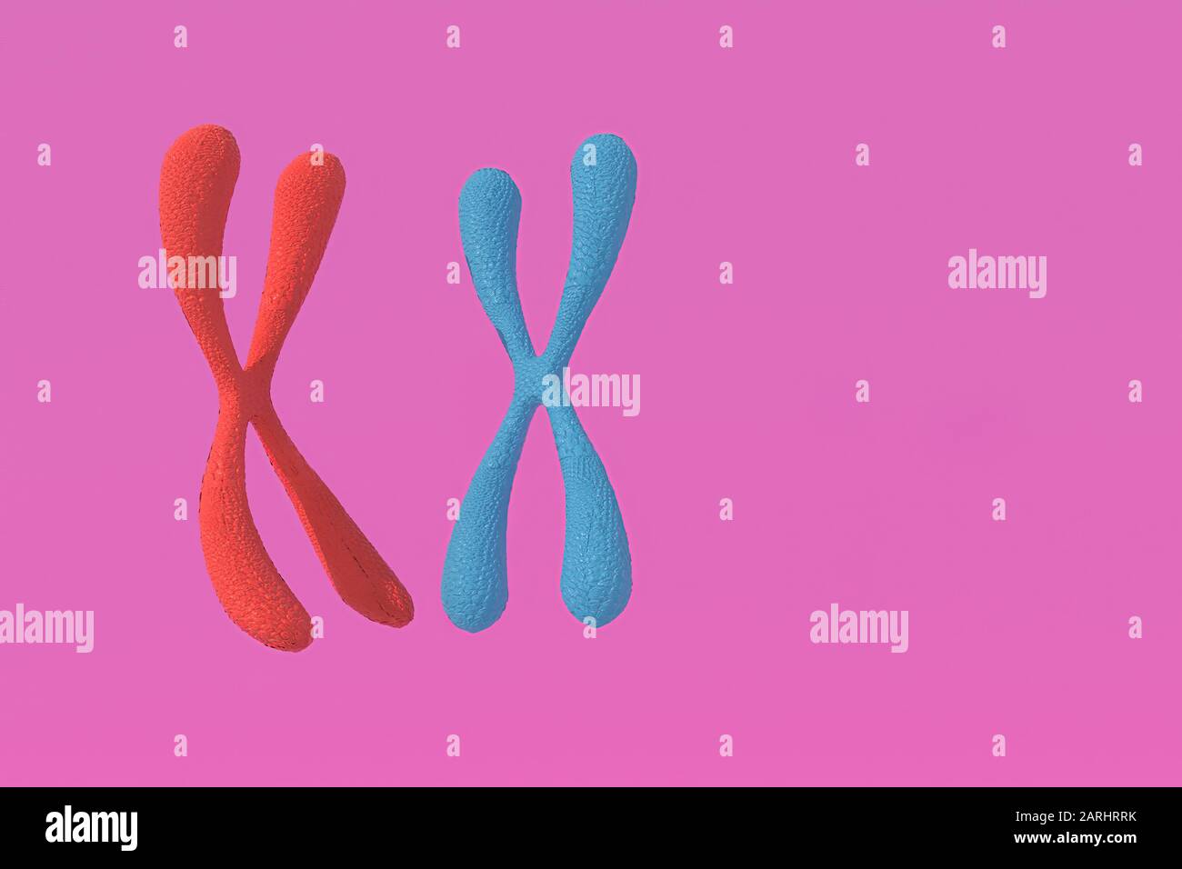 3d rendering of Chromosome Abstract Scientific Background, 3d ...