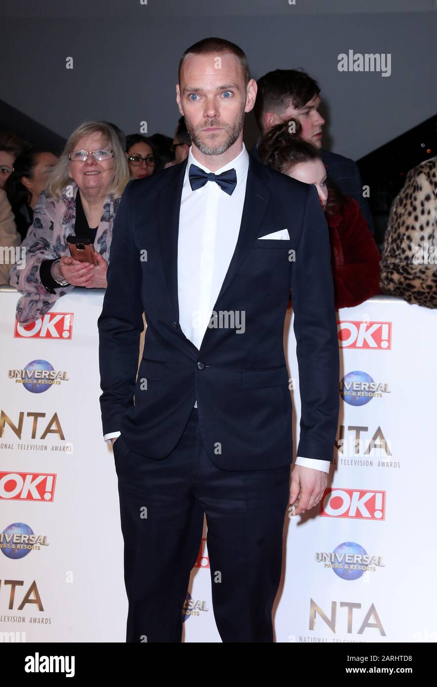 Joe Absolom attending the National Television Awards 2020 held at the ...