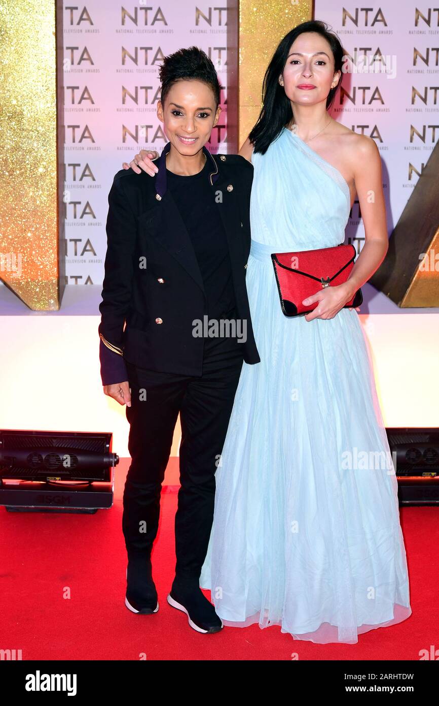 Adele Roberts (left) and Kate Holderness during the National Television ...