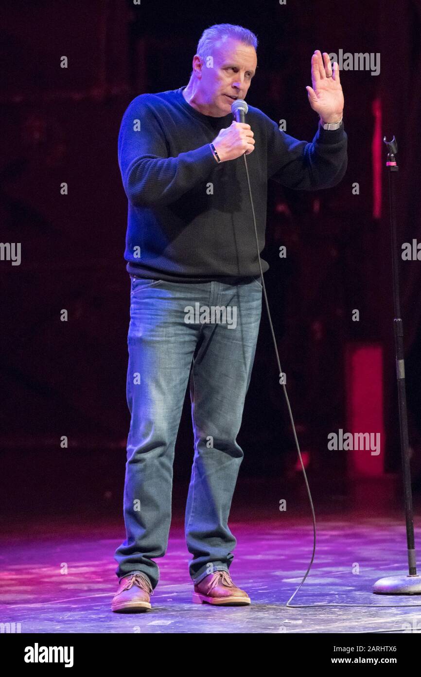 American stand-up comedian, Vic Dibitetto performs at a sold out show ...