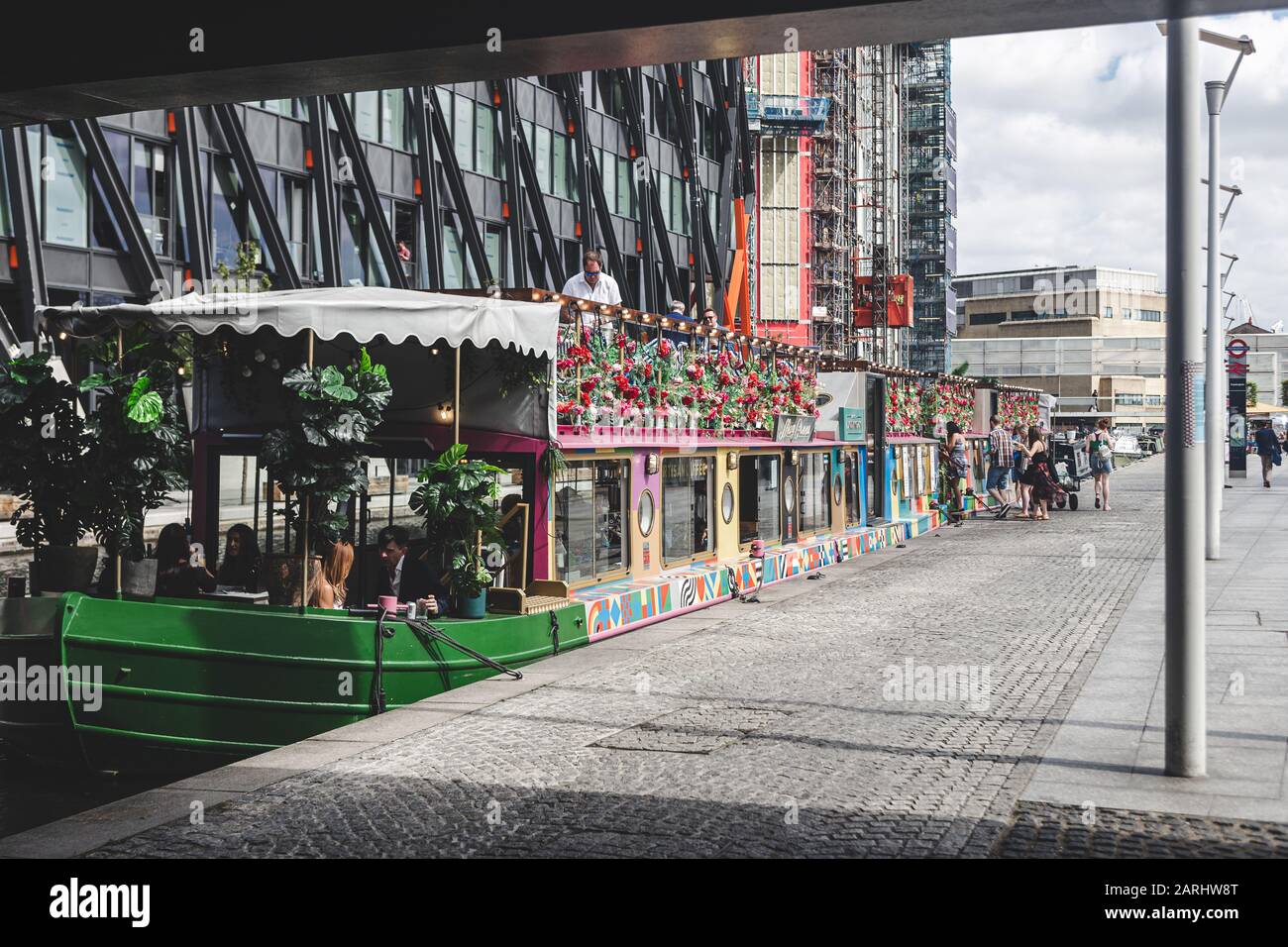 London/UK, 22/07/2019: Darcie & May Green restaurant situated directly ...