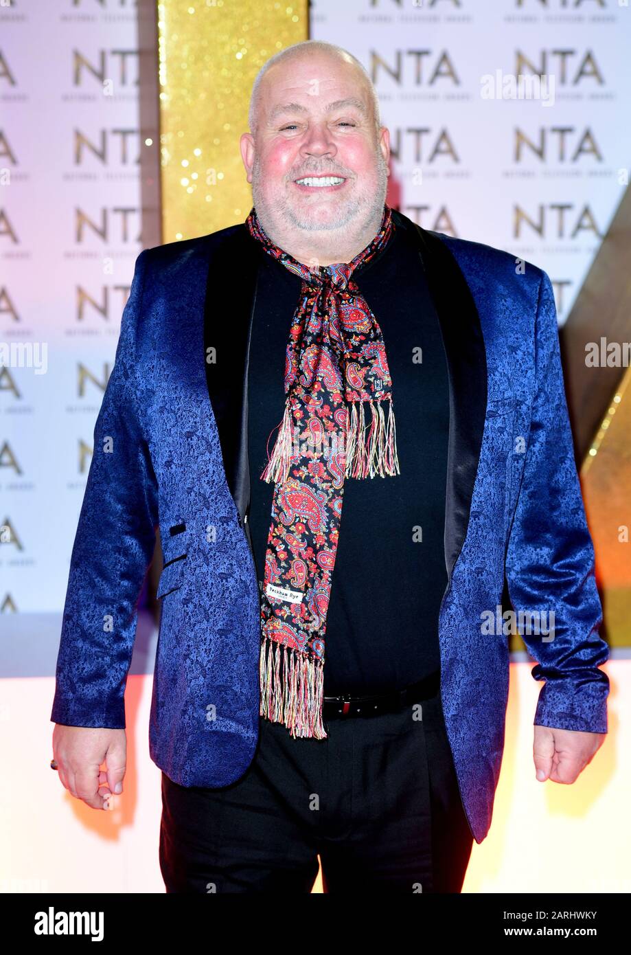 Cliff Parisi during the National Television Awards at London's O2 Arena ...