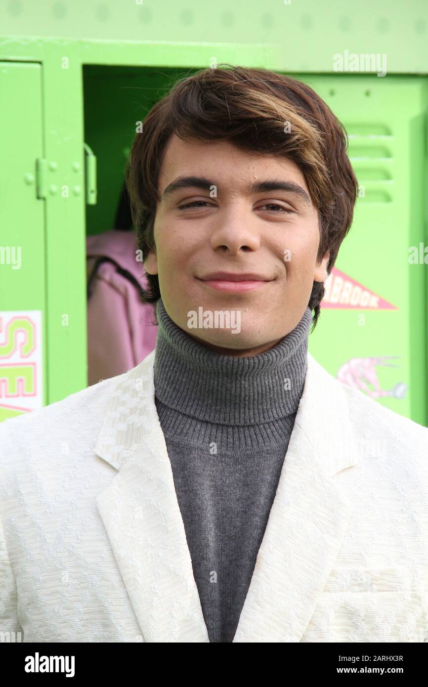 Pearce Joza at the Disney Channel's Premiere of "Zombies 2' held at the ...