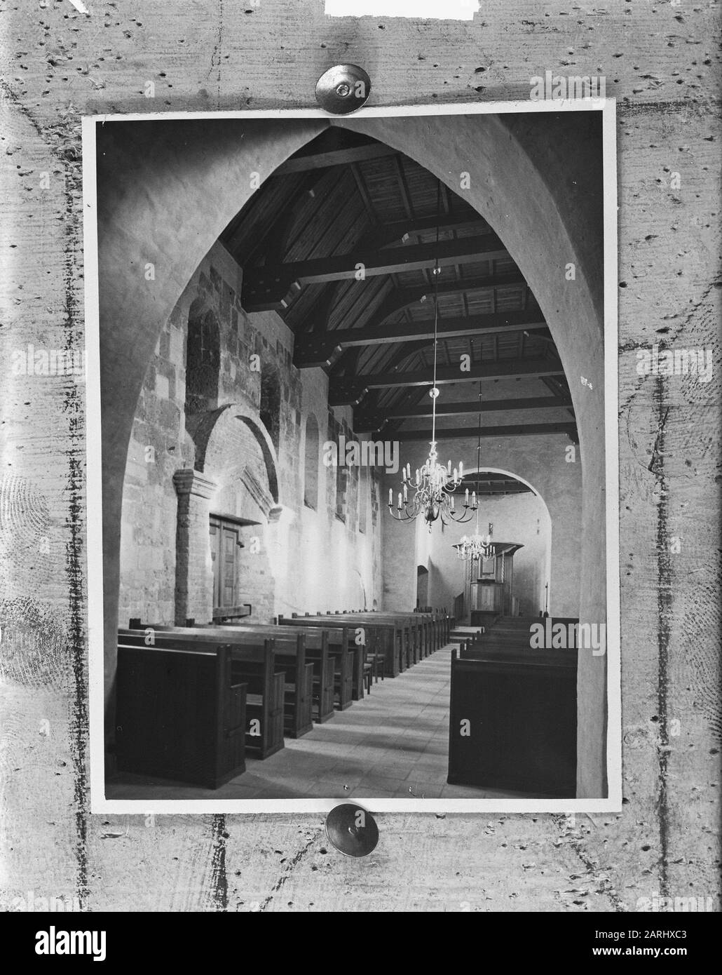 Kerkje Oosterbeek, interior Date: February 14, 1950 Location ...