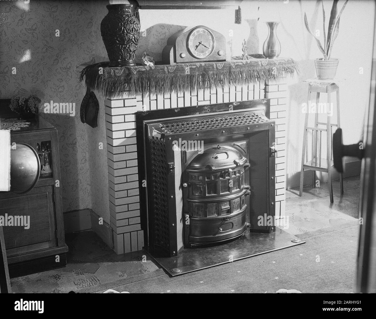 Fireplace dutch Black and White Stock Photos & Images - Alamy