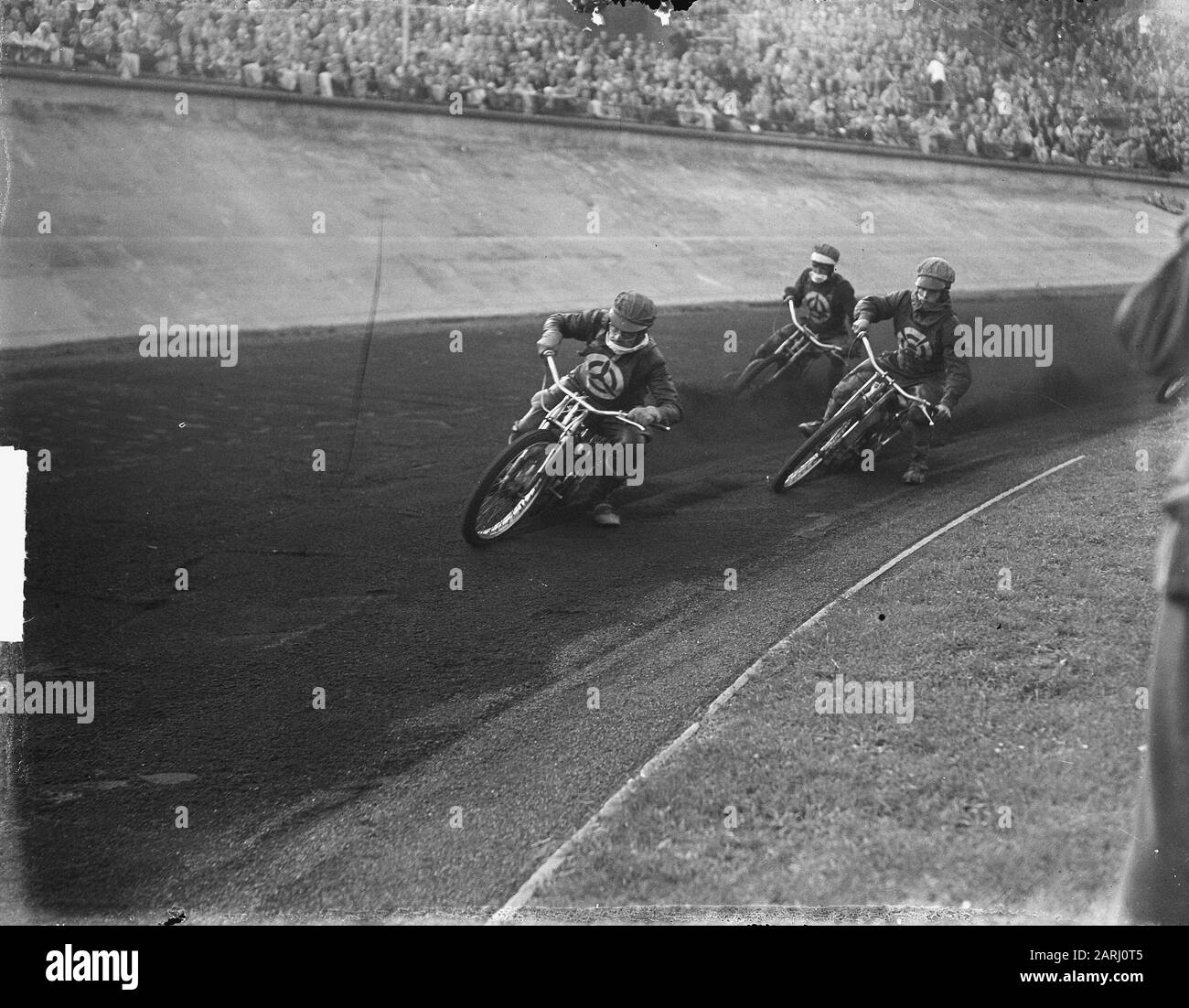 Speedway races in Olympic Stadium. In the Speedway, competition 1950 ...