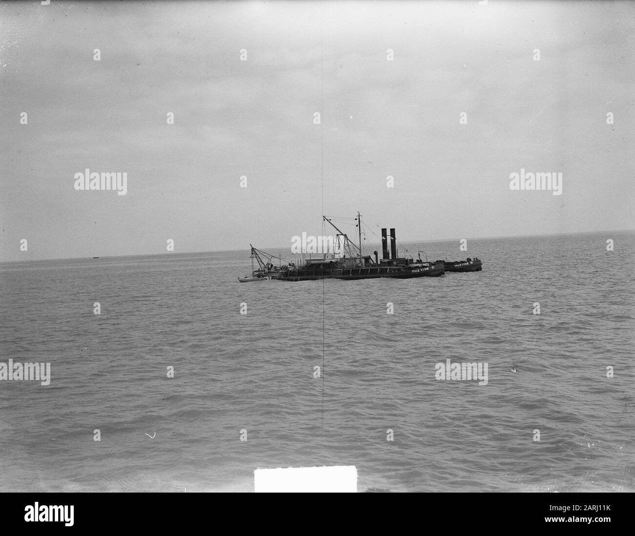 Zuiderzeewerken Zuiderzee Zuiderpolder in the middle of the Zuiderzee ...