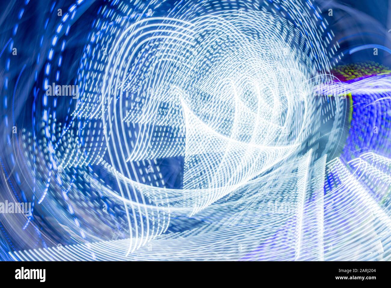 Abstract background created using a long exposure time and multicolored ...