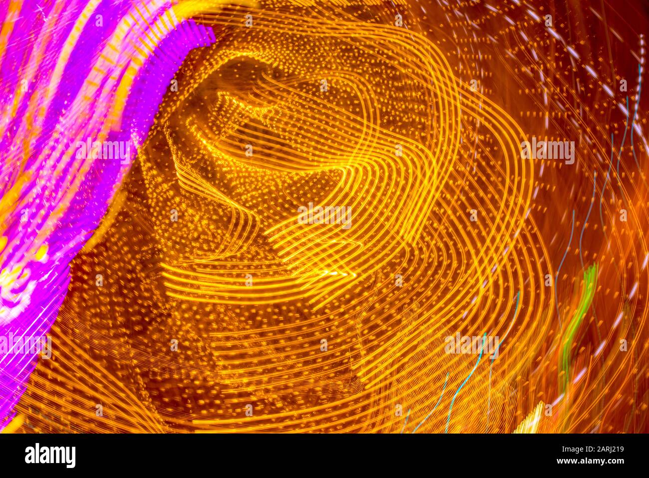 Abstract background created using a long exposure time and multicolored ...