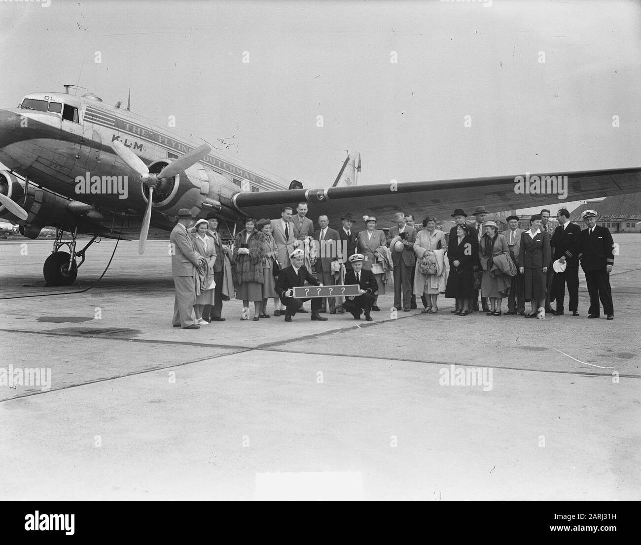 Question drawing KLM Date: 11 May 1951 Keywords: aircraft Institution ...