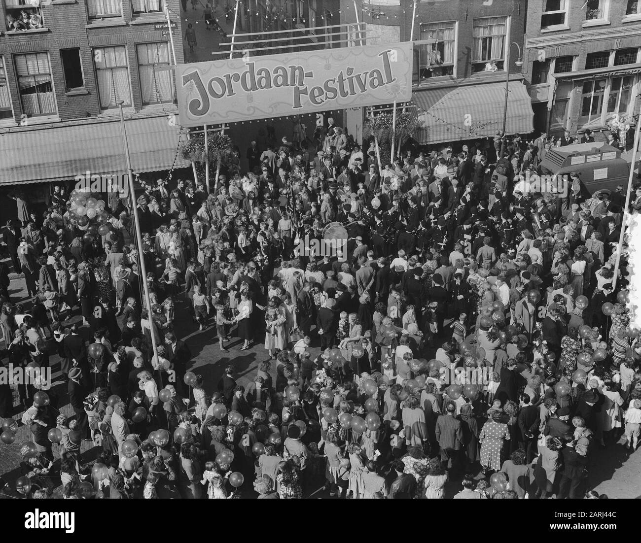 Jordaan festival amsterdam Black and White Stock Photos & Images - Alamy