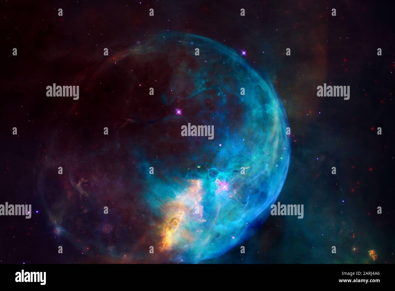 Beauty of endless cosmos. Science fiction art. Elements of this image ...