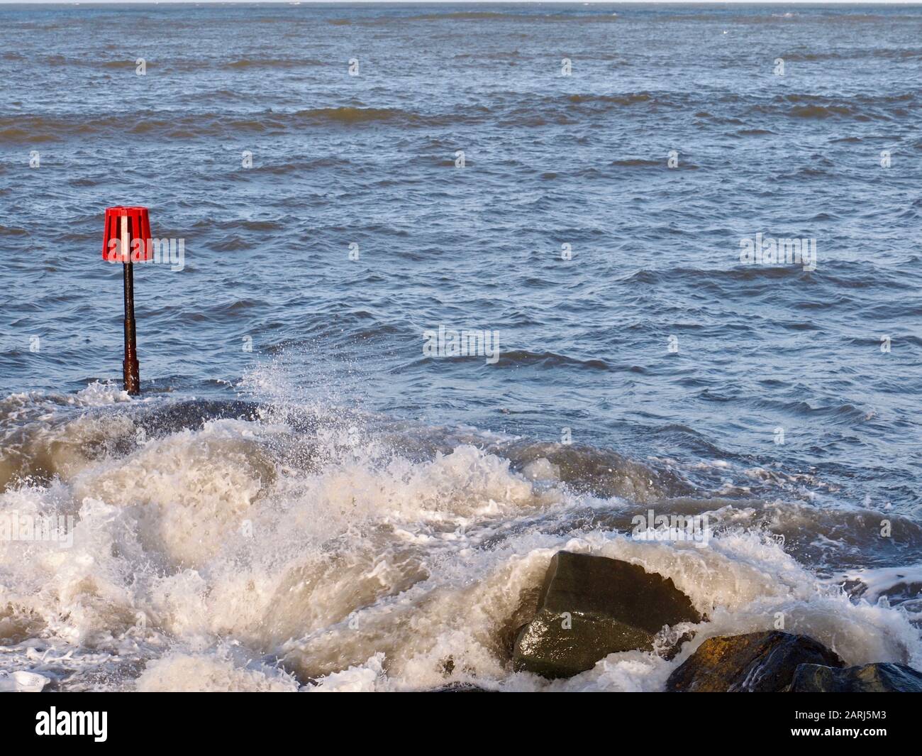 Warning marker hi-res stock photography and images - Alamy