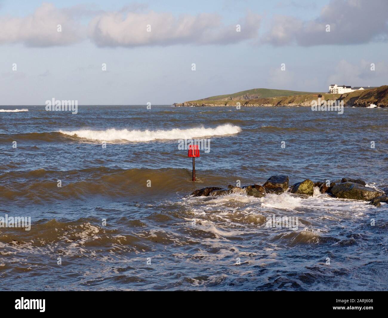 Warning marker hi-res stock photography and images - Alamy