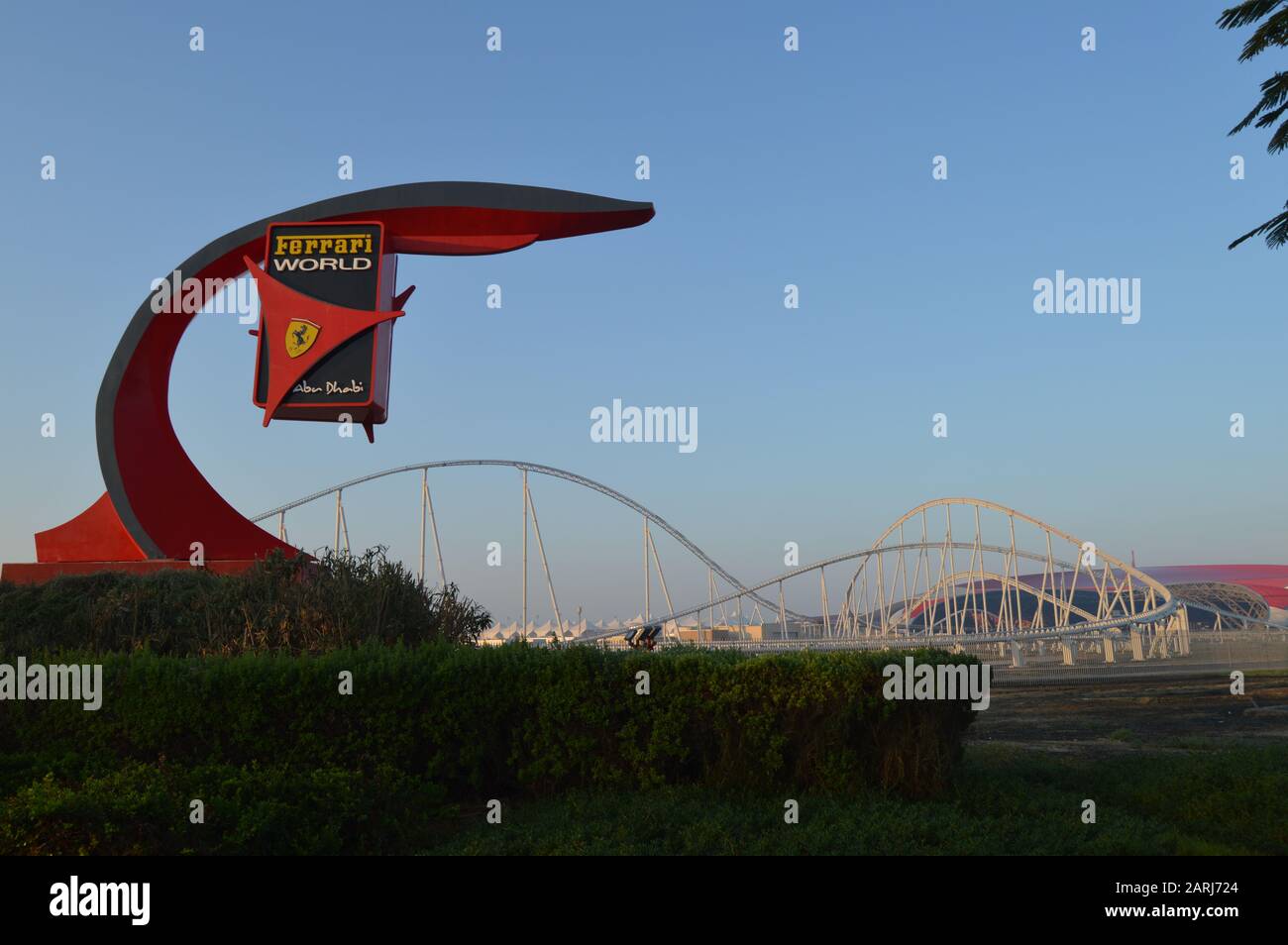 Ferrari world theme park in hi-res stock photography and images - Alamy