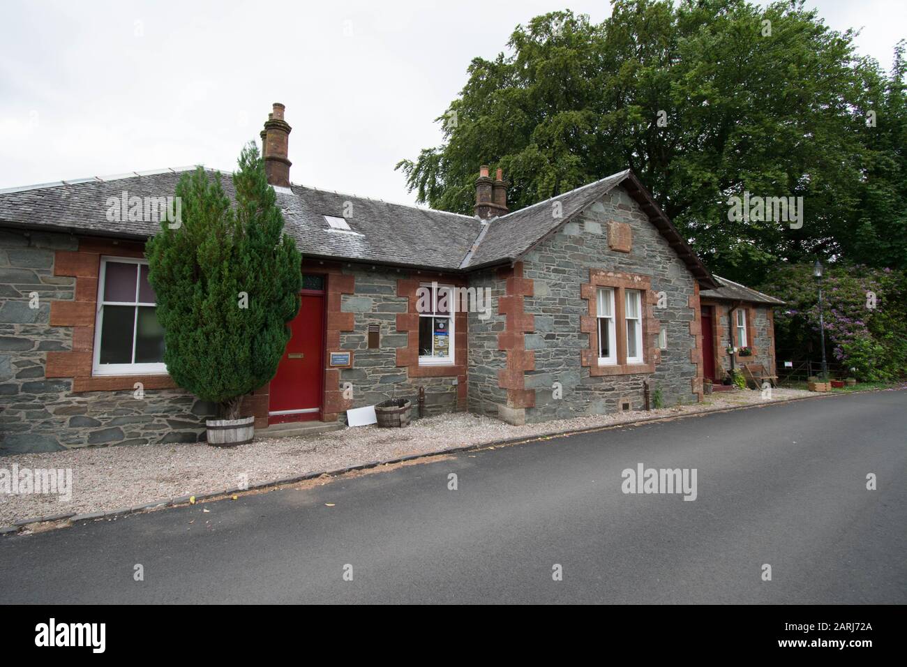 house in Luss Scotland Stock Photo - Alamy