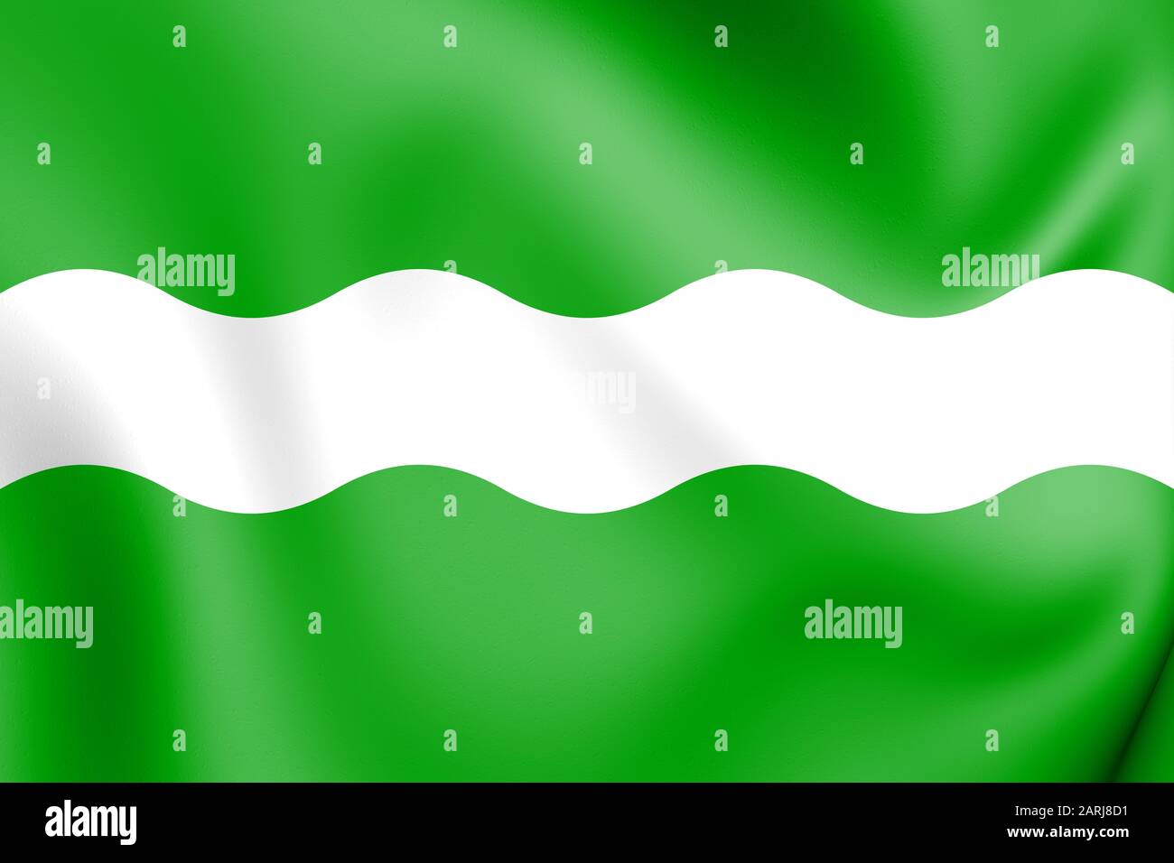 3D Flag of Bunnik (Utrecht), Netherlands. 3D Illustration Stock Photo ...
