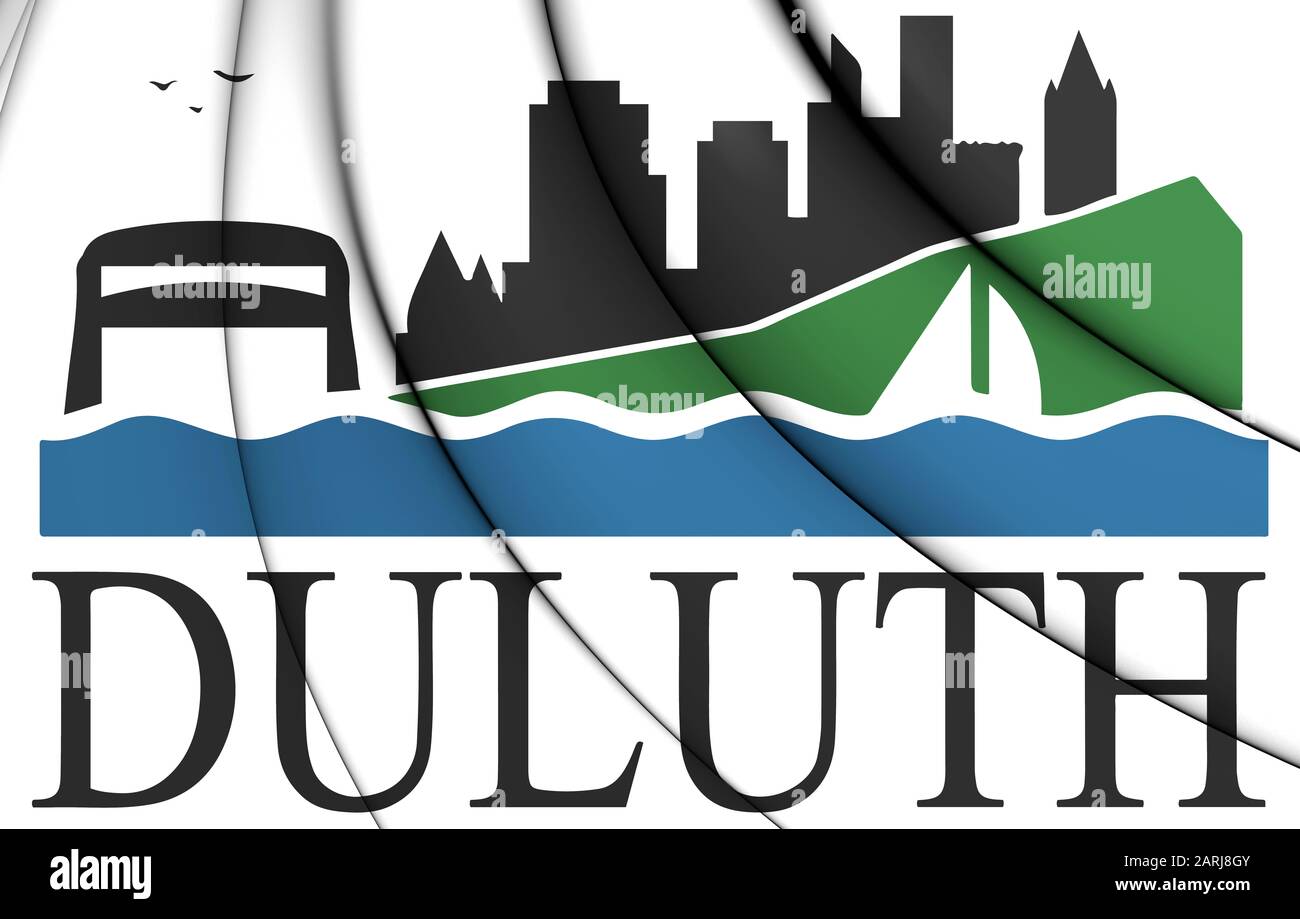 3D Emblem of Duluth (Minnesota), USA. 3D Illustration Stock Photo - Alamy