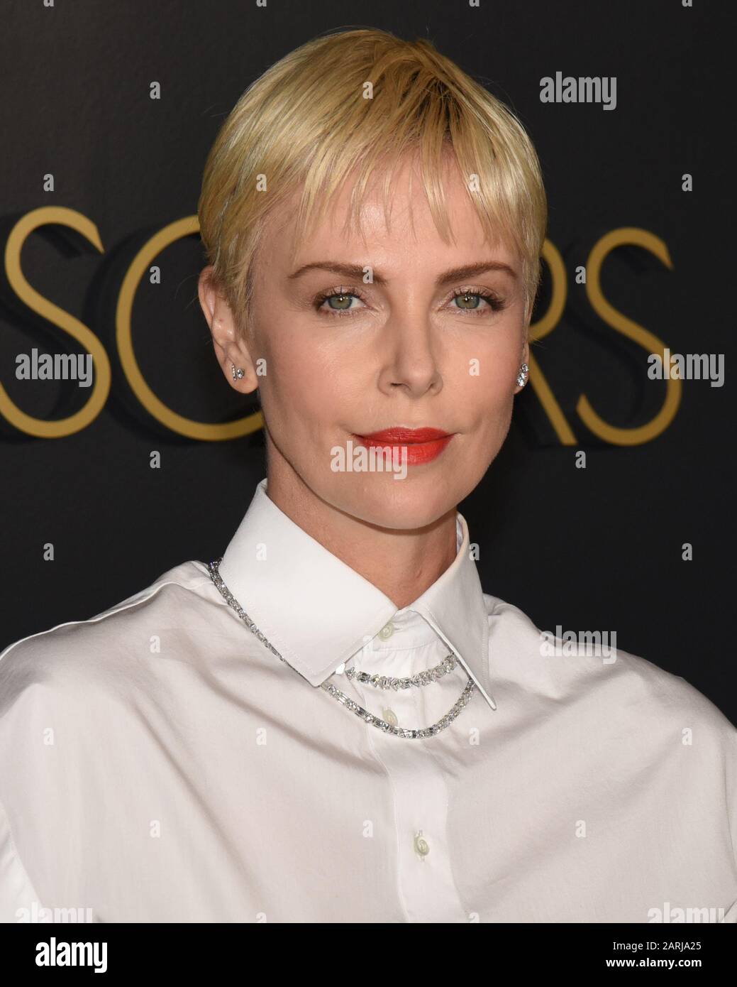 January 27 2020 Hollywood California Usa Charlize Theron Attends