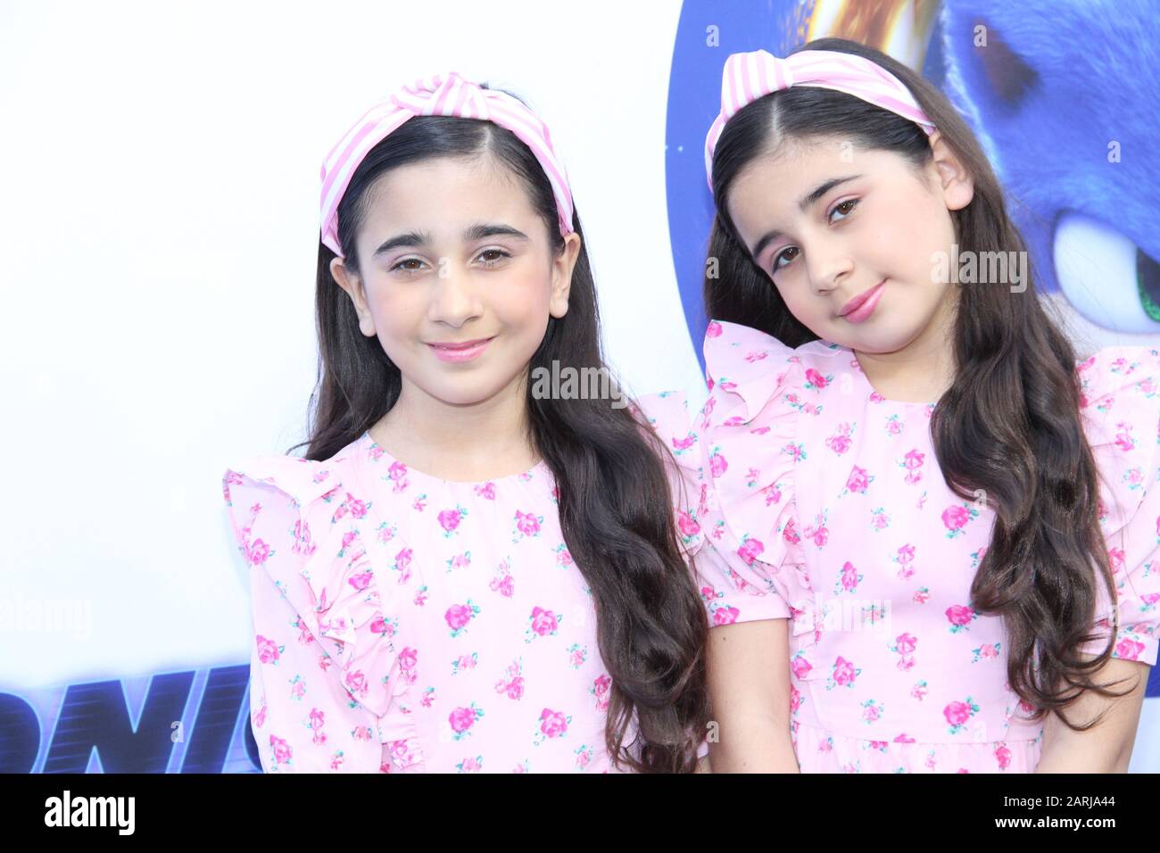 The Royal Twins Bella Abir and Chloe Abir at the Paramount Pictures ...