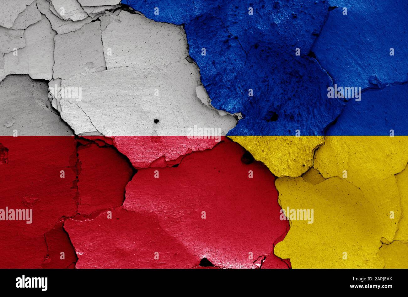 Ukraine poland flag hi-res stock photography and images - Alamy