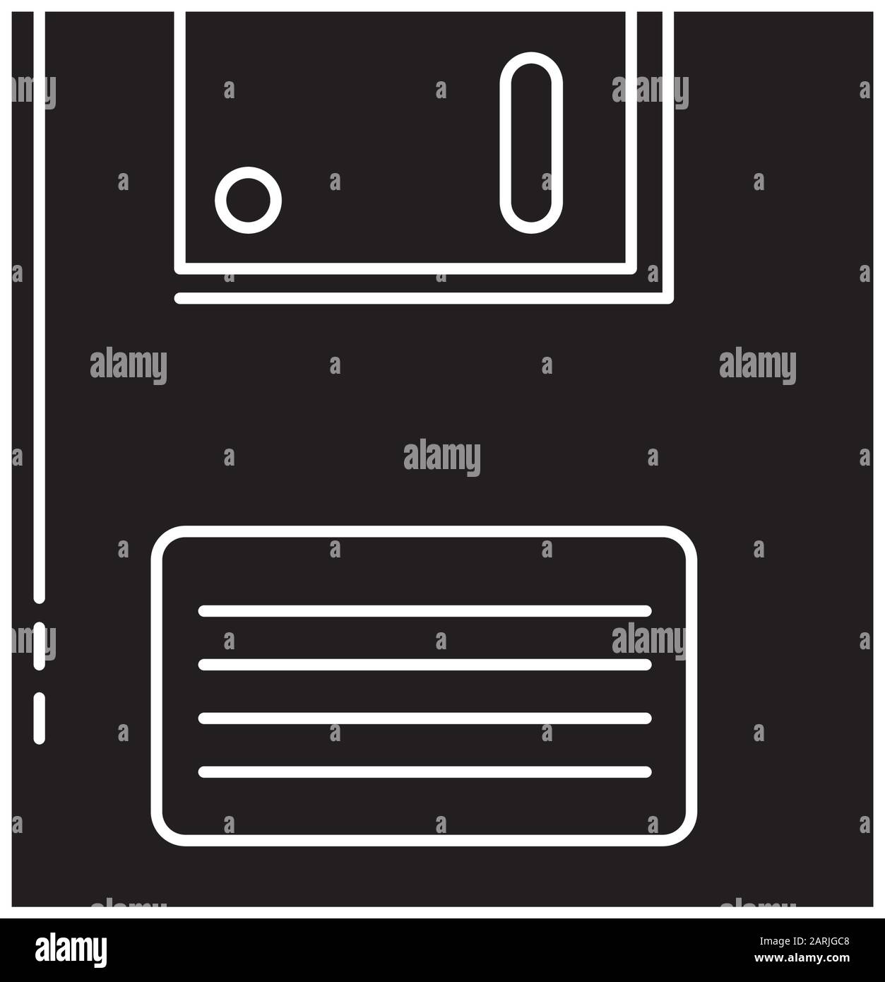 floppy nineties retro style isolated icon Stock Vector Image & Art - Alamy