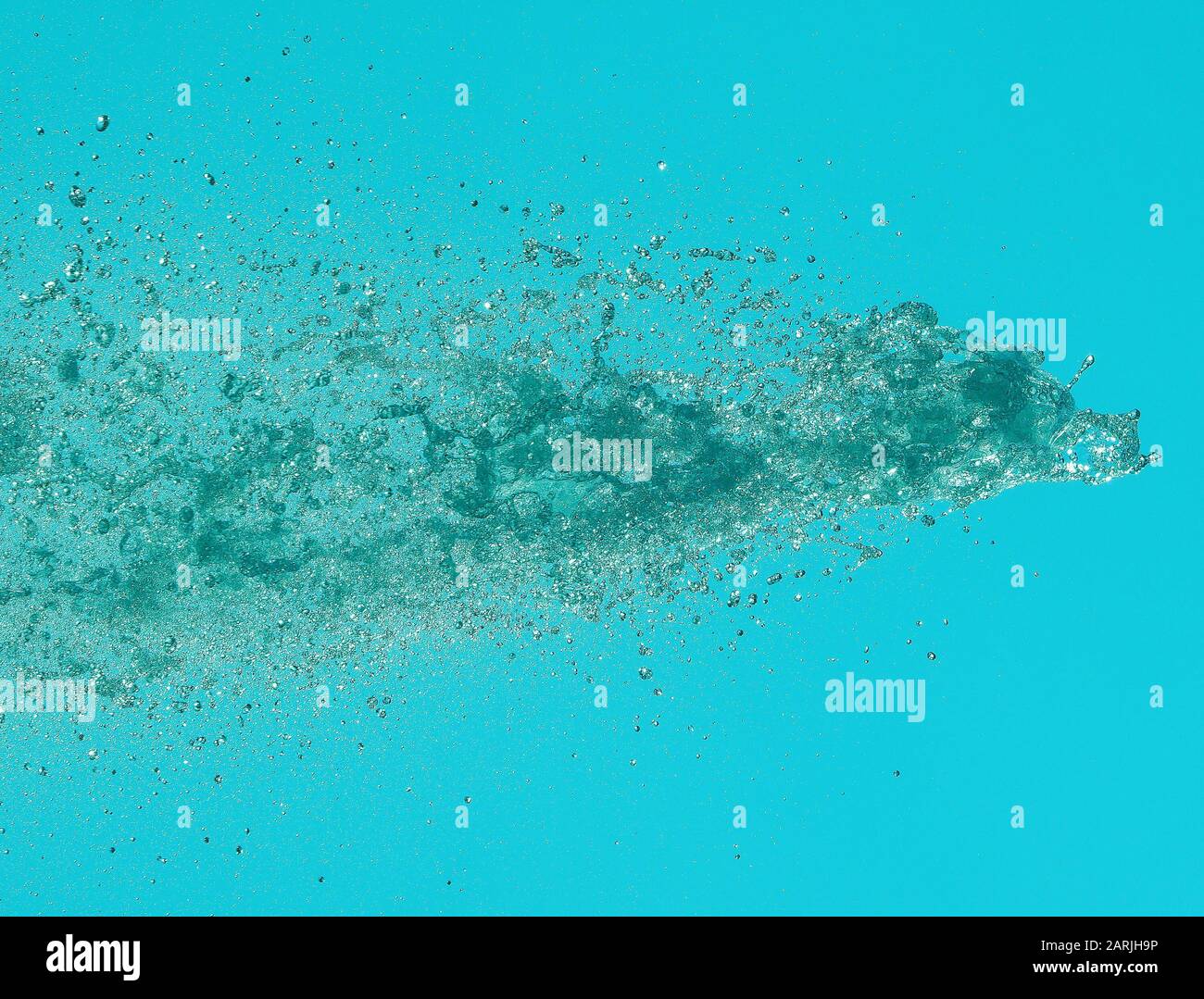 blue water flow splash useful as a background with copy space Stock ...