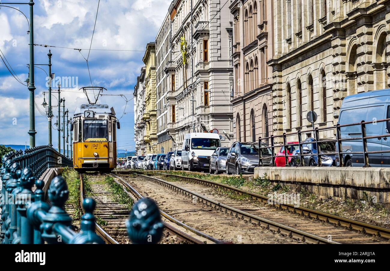 the most beautiful tram line Stock Photo - Alamy