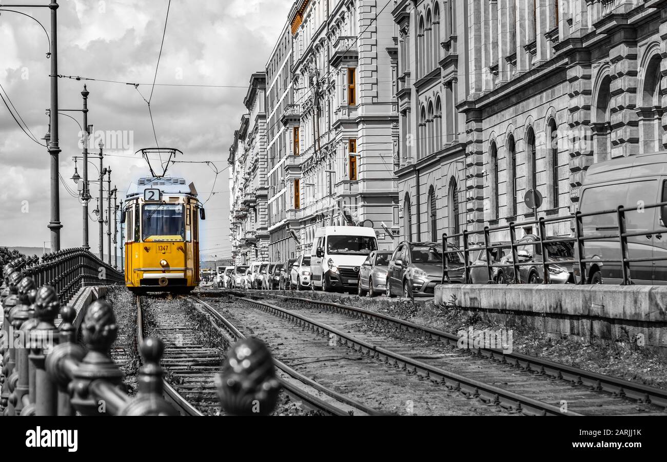 the most beautiful tram line Stock Photo - Alamy