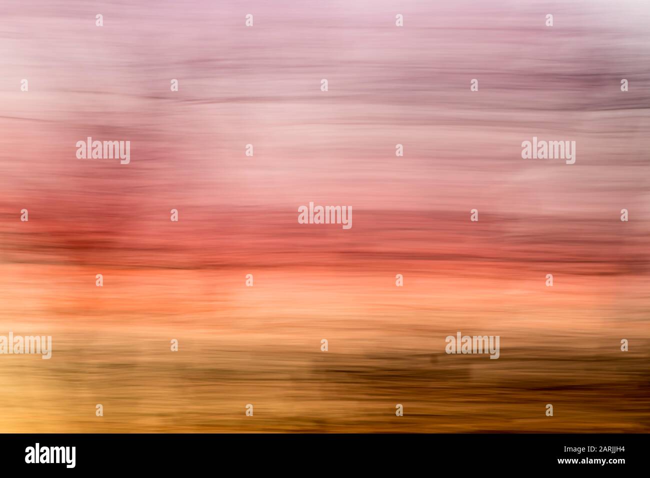 Abstract sunset ICM with lines of color Stock Photo - Alamy