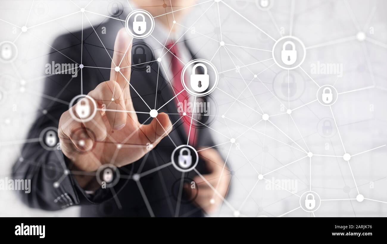 Cyber security, information privacy, data protection concept on modern ... Cyber security, information privacy, data protection concept on modern ...