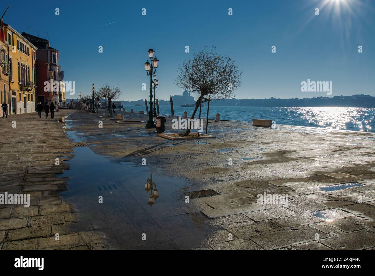 embankment promenade Fondamenta Zattere Al Ponte Lungo of Giudecca ...