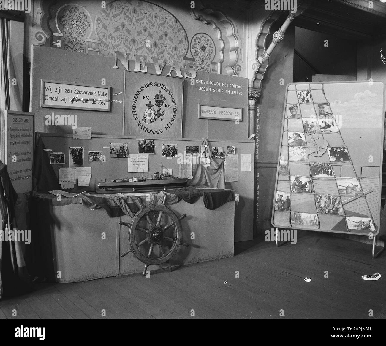 Exhibition naval stands and front view Date: 11 August 1947 Keywords ...