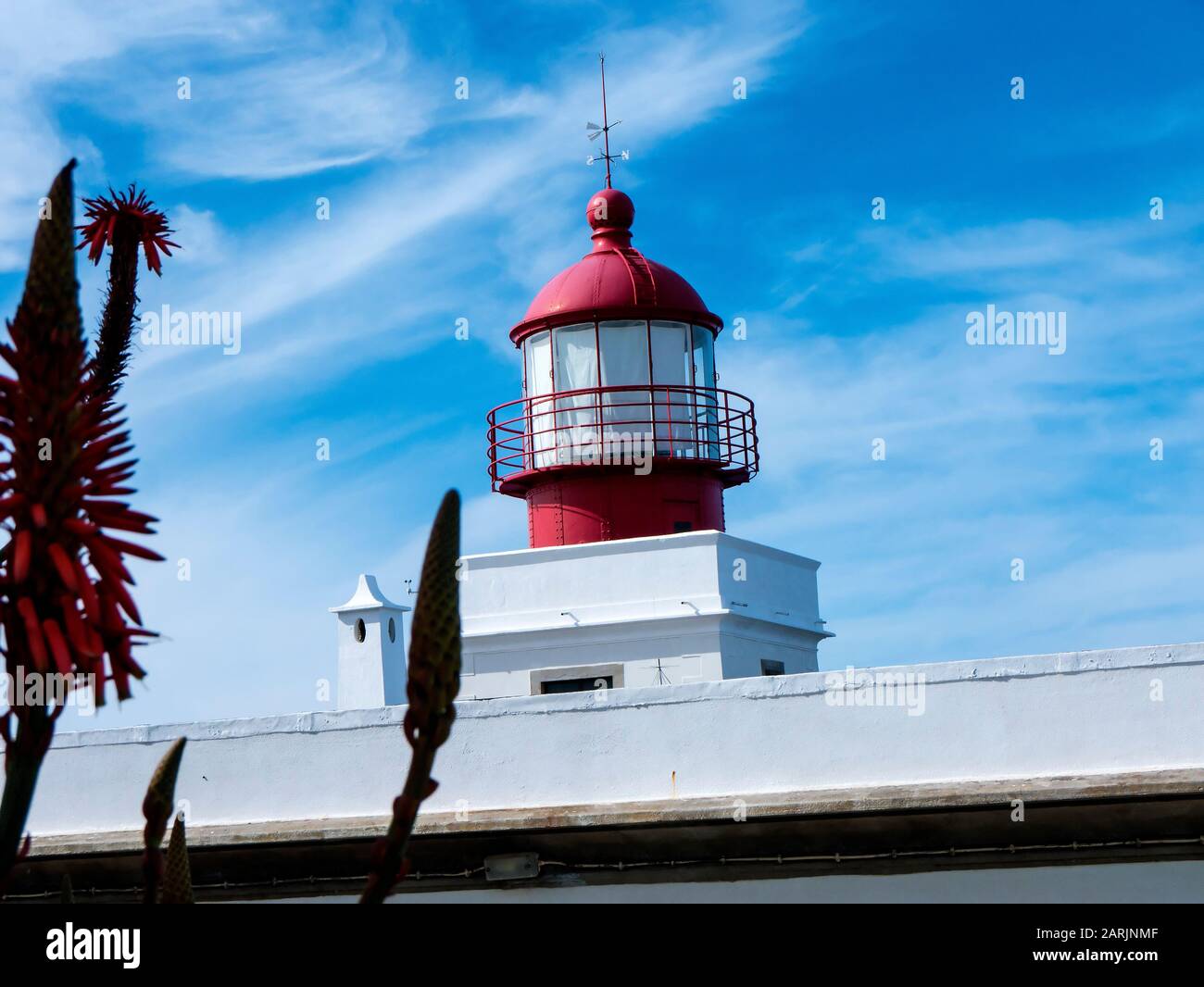 The Ponta de Pargo Lighthouse, which translates as Dolphin Point, on ...