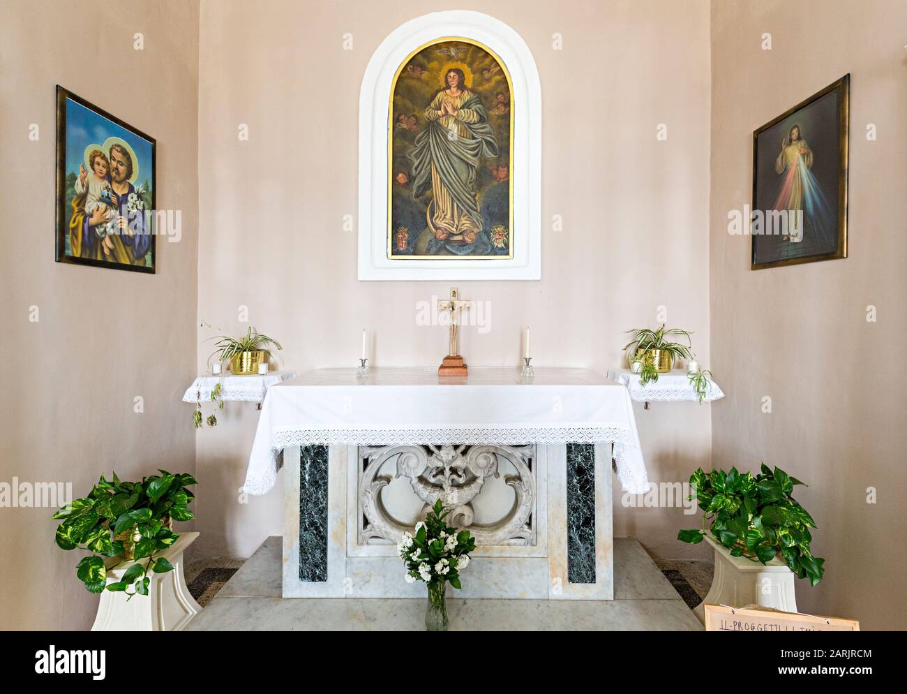 Chapel of Rdum tal-Madonna, Malta Stock Photo - Alamy