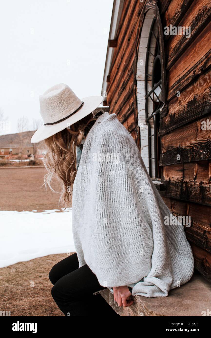 Landscape photography with model hi-res stock photography and images ...