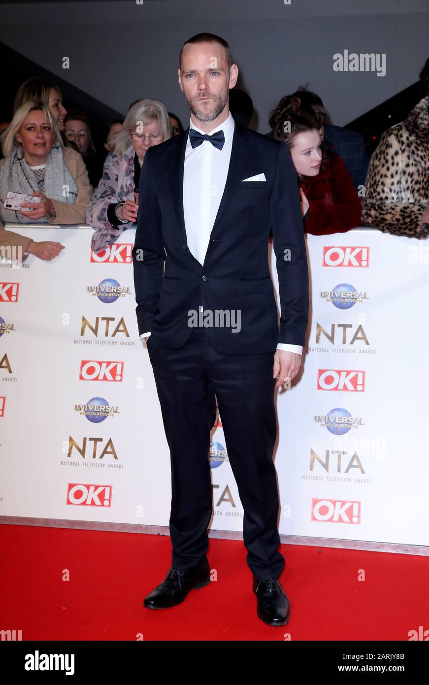 Joe Absolom attending the National Television Awards 2020 held at the ...