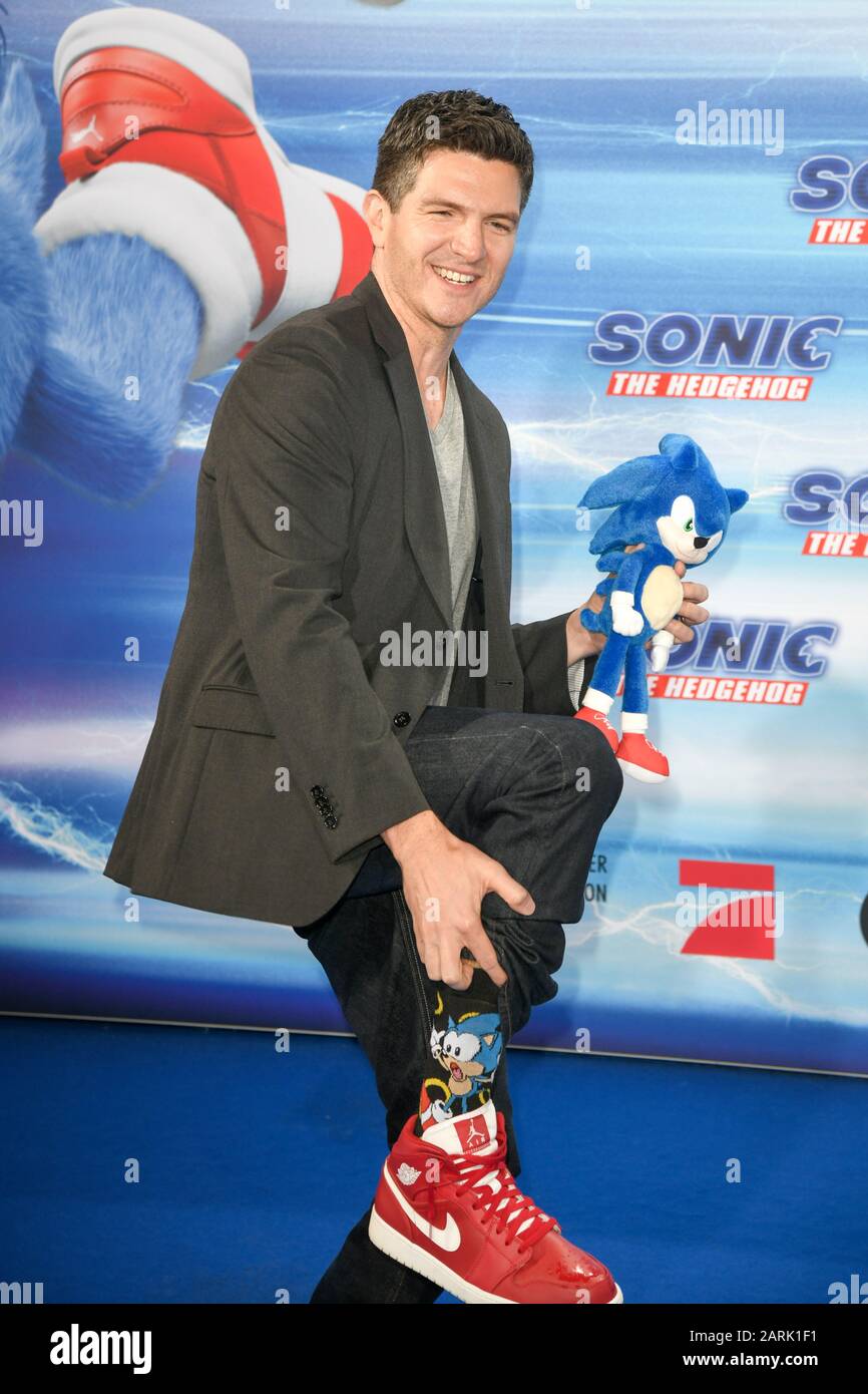 Jeff Fowler, der Regisseur bei der Filmpremiere Sonic the Hedgehog im ...