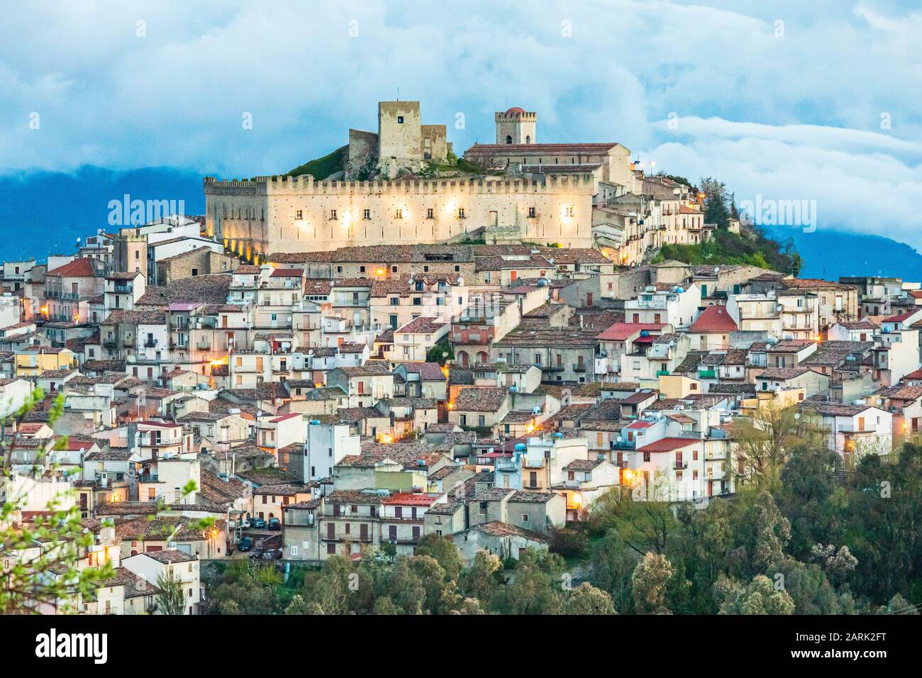 Castello di montalbano elicona hi-res stock photography and images - Alamy