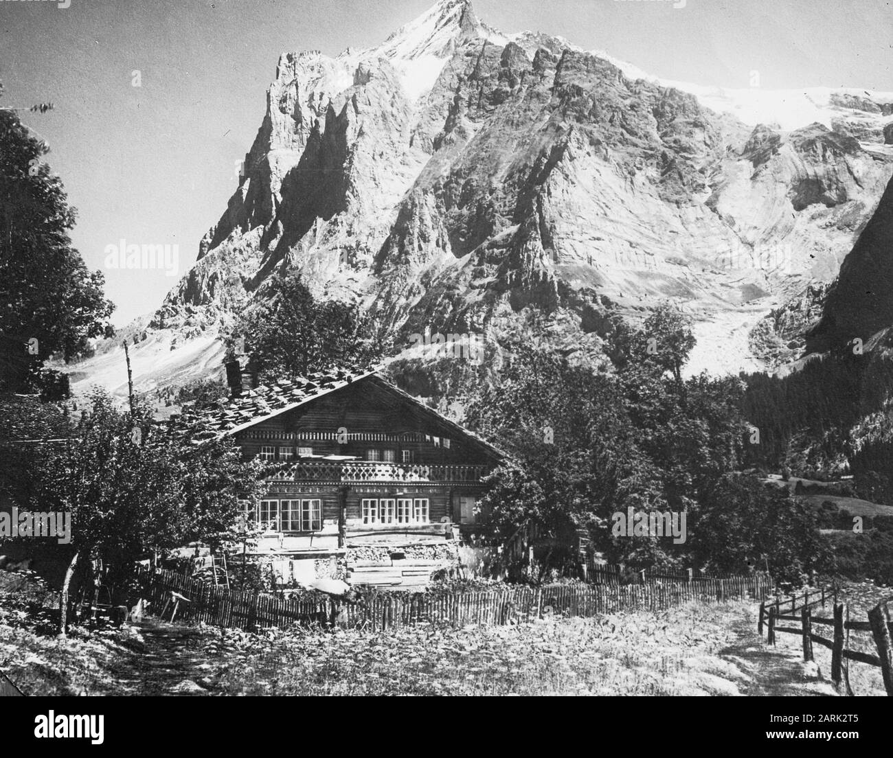 geology, mountains, grindelwald Date: undated Location: Wetterhorn ...