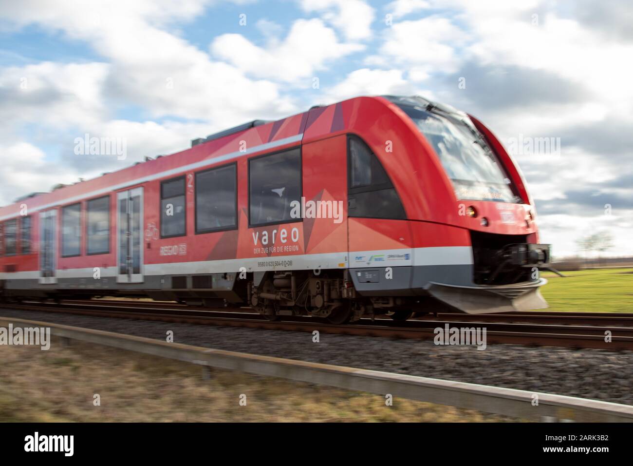 regional Express train, Rheinbach NRW Germany - 28 01 2020 Stock Photo ...