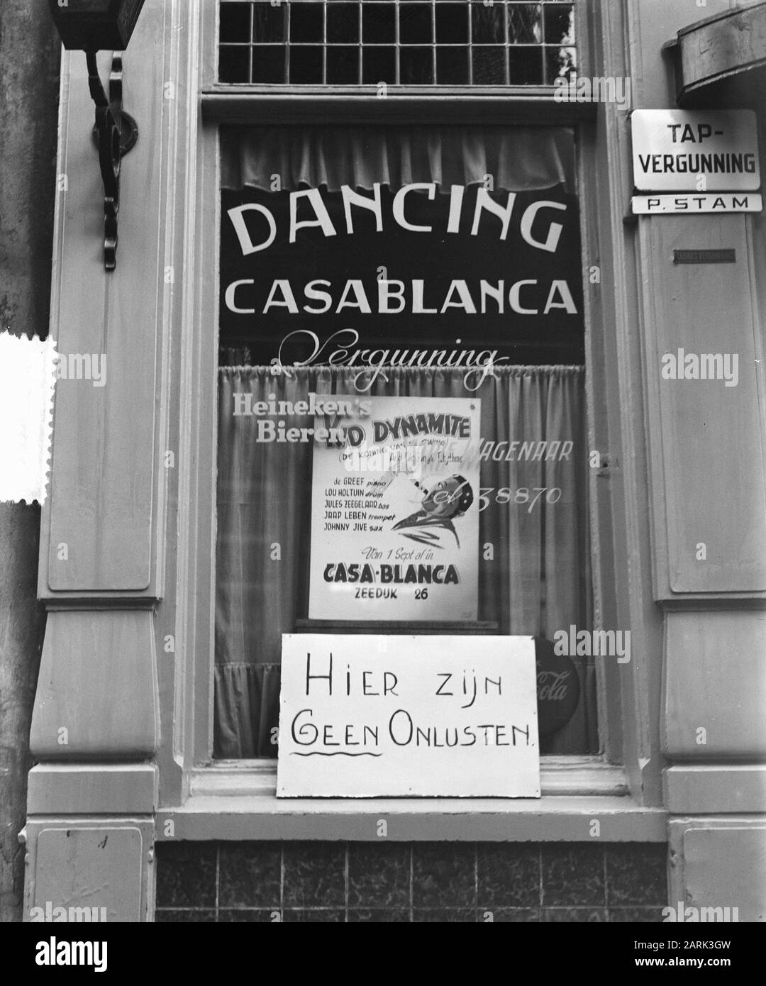 In Cafe-Dancing Casablanca no disturbances Date: December 10, 1952 ...