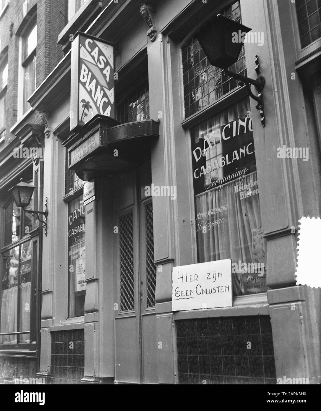 In Cafe-Dancing Casablanca no disturbances Date: December 10, 1952 ...