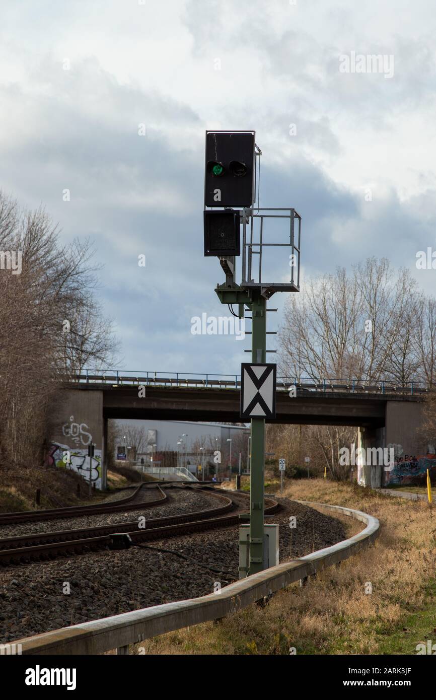 Railway signaling system hi-res stock photography and images - Alamy