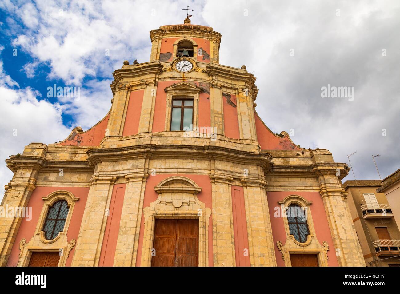 Italy, Sicily, Enna Province, Centuripe. Exterior of Church of the ...