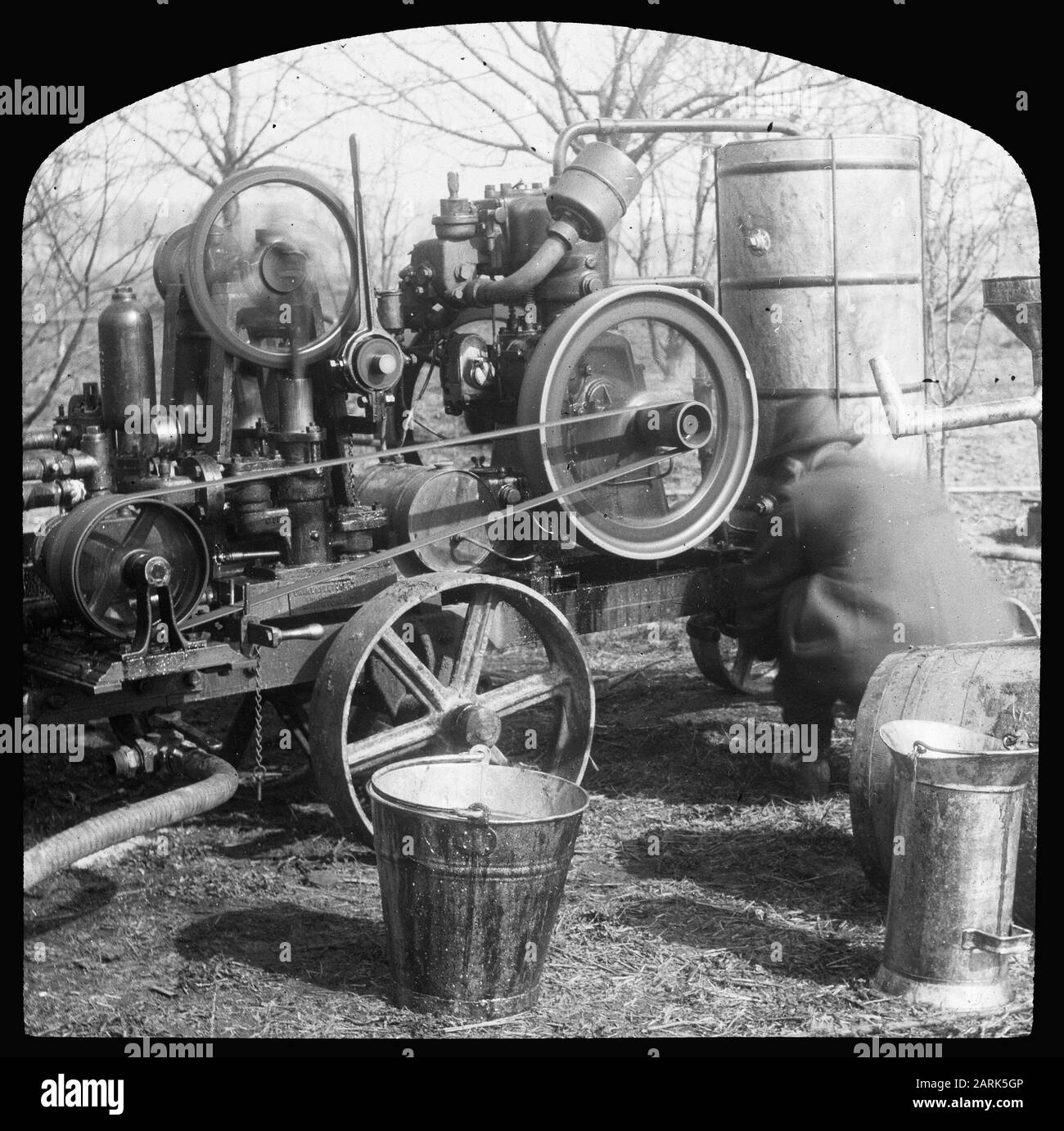 fruit cultivation, motor spraying Date: undated Keywords: fruit ...