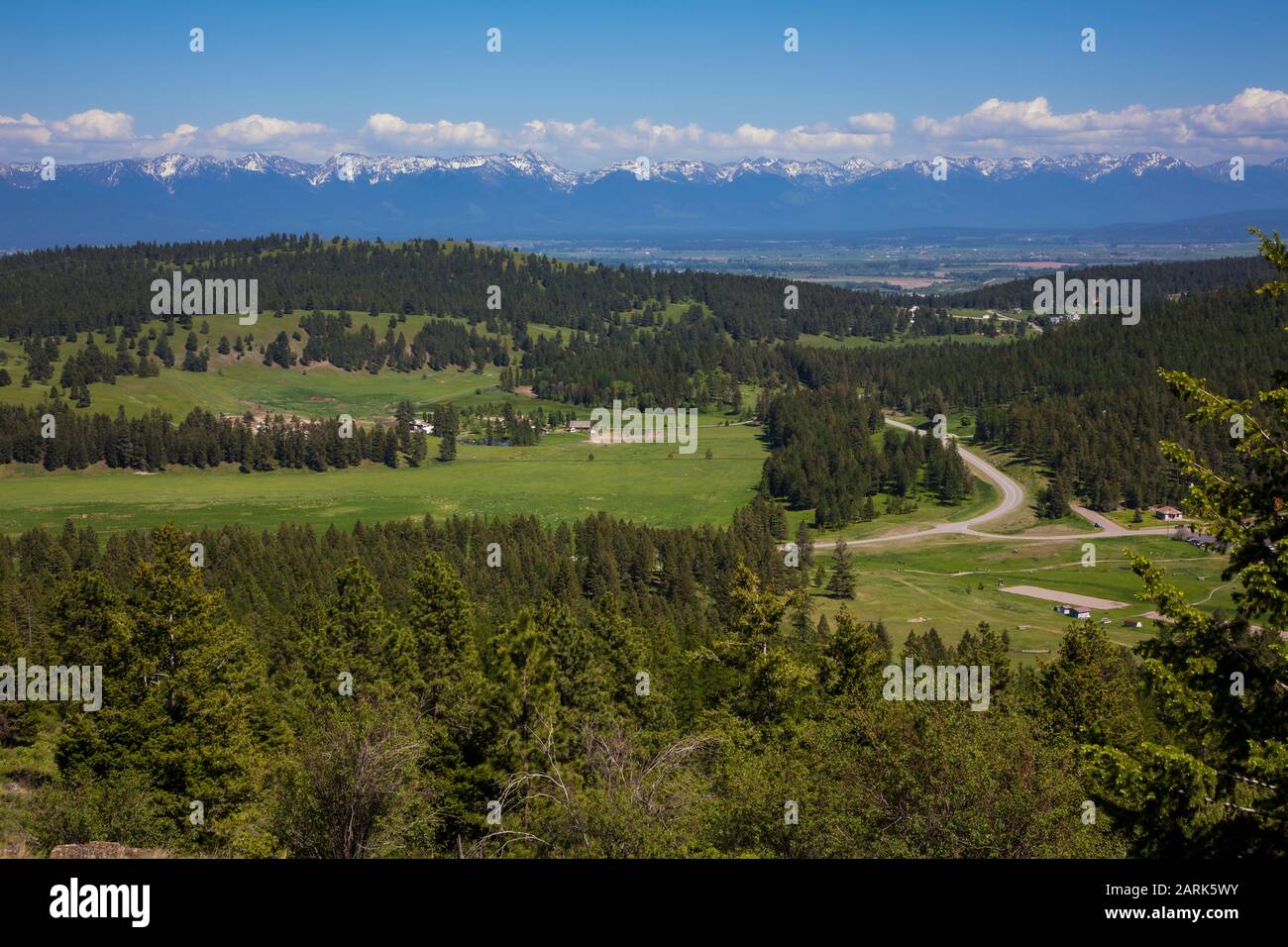 Swan valley swan mountain range hi-res stock photography and images - Alamy