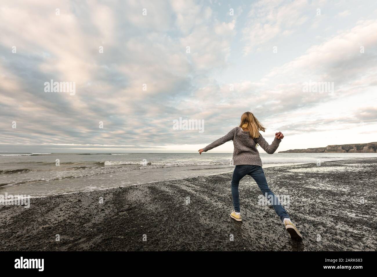 Kid Throwing Rocks High Resolution Stock Photography and Images - Alamy