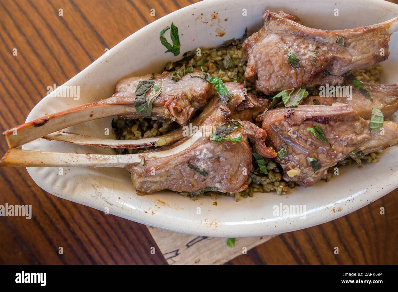 Lebanese grilled lamb hi-res stock photography and images - Alamy