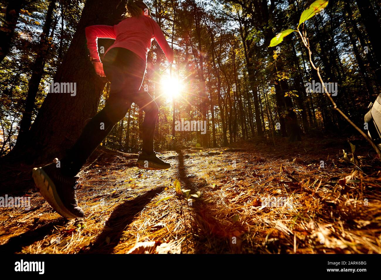 Trail running uphill hi-res stock photography and images - Alamy